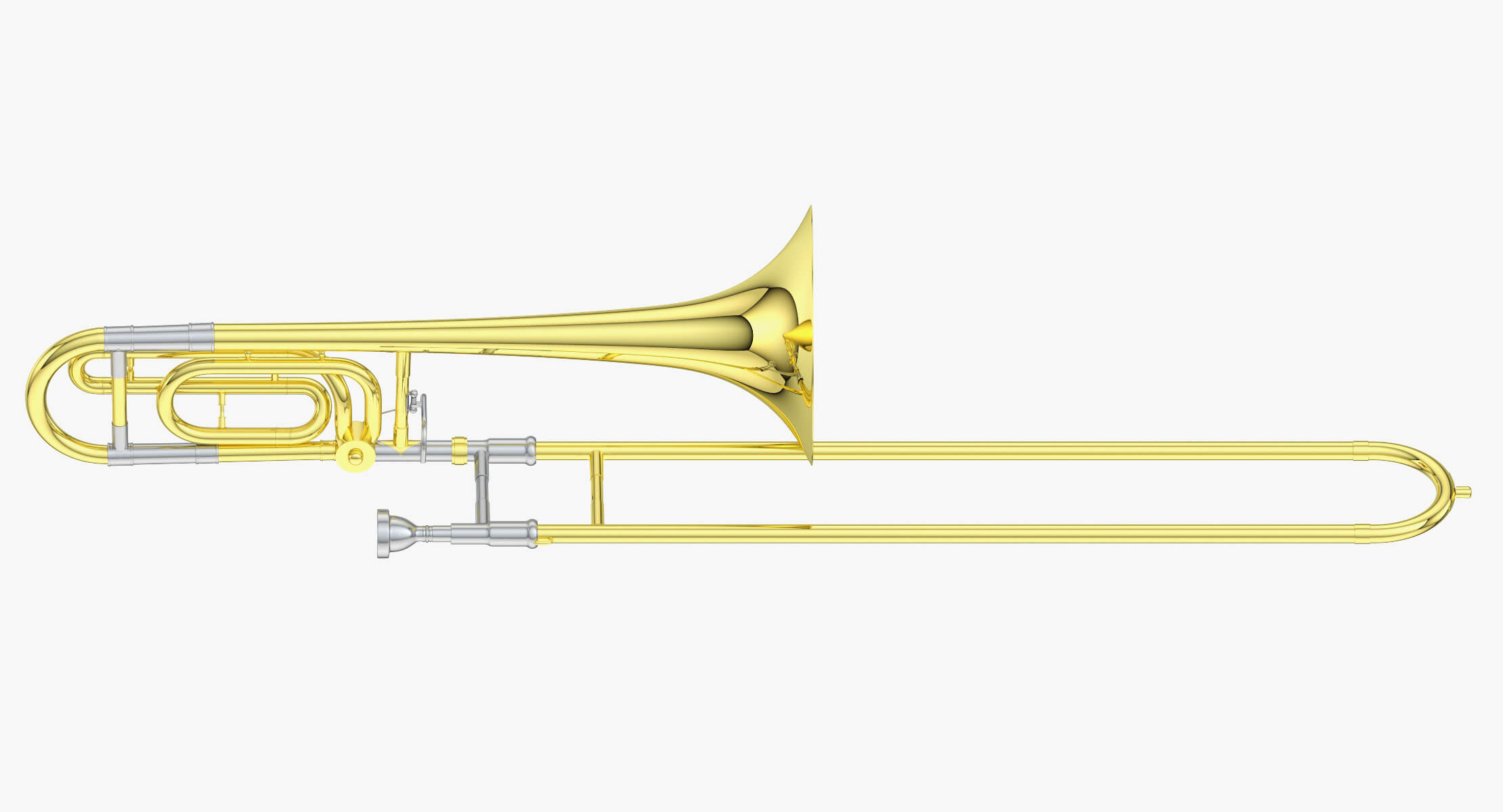 Trombone - 3D Model by frezzy