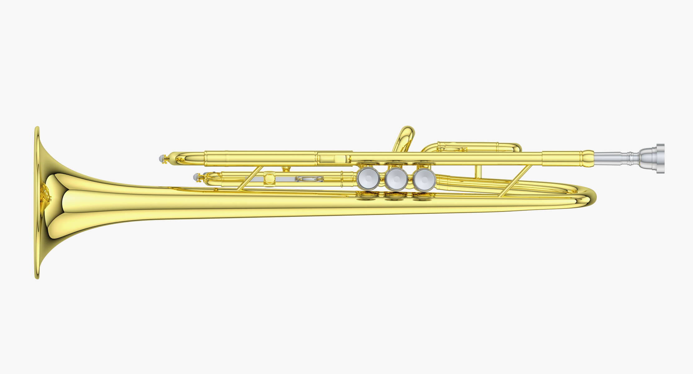 Trumpet - 3D Model by frezzy