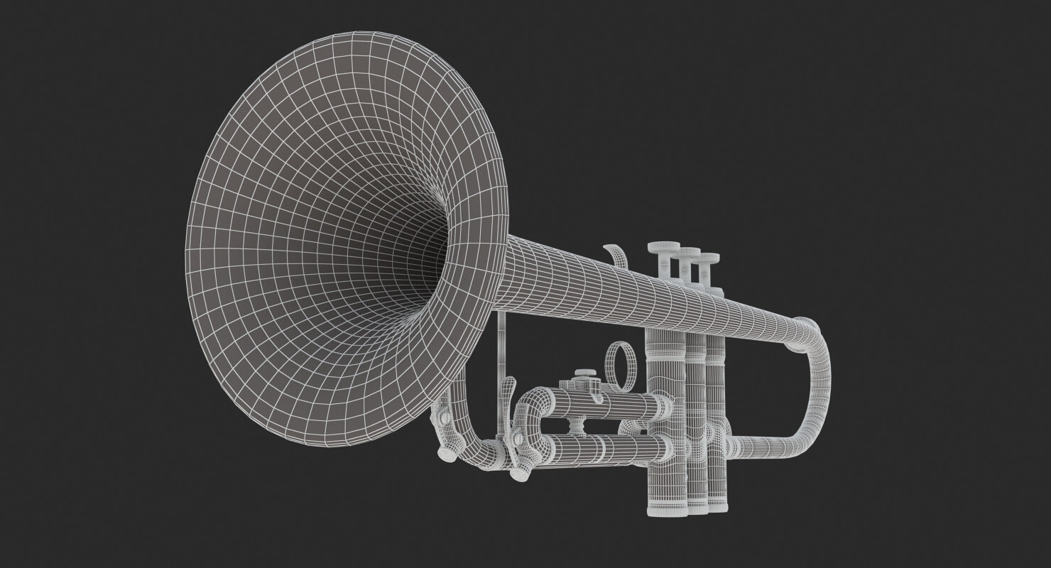 Trumpet - 3D Model by frezzy
