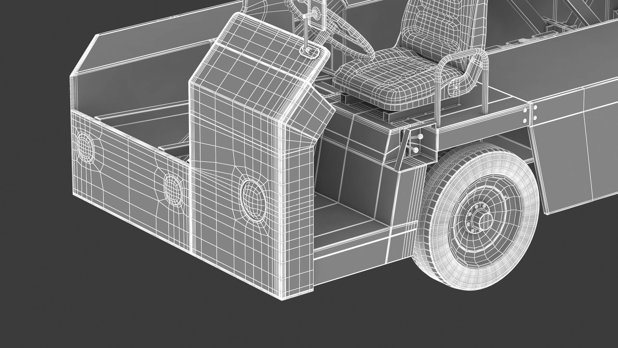 TUG 660 Belt Loader - 3D Model by frezzy