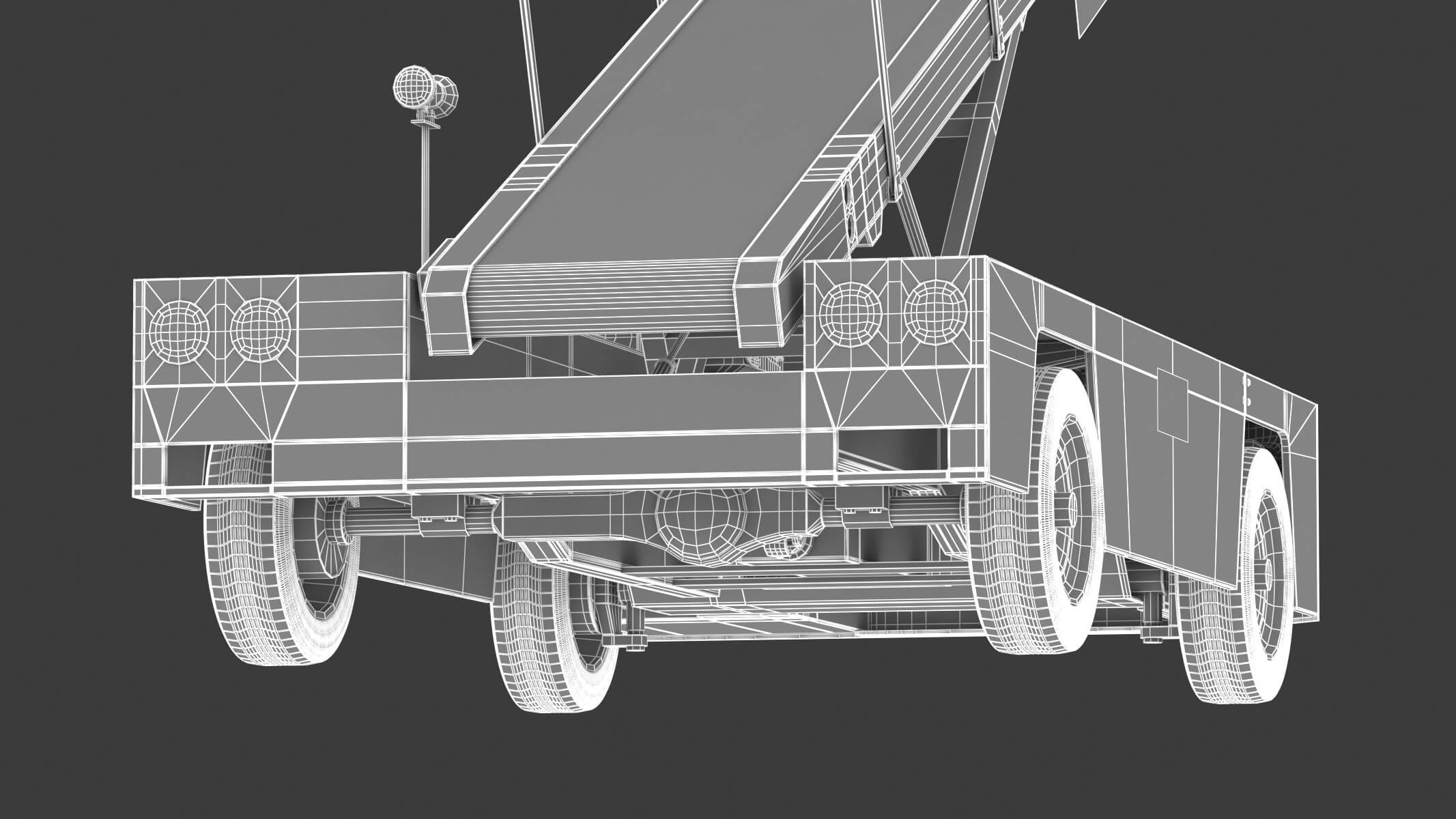TUG 660 Belt Loader - 3D Model by frezzy
