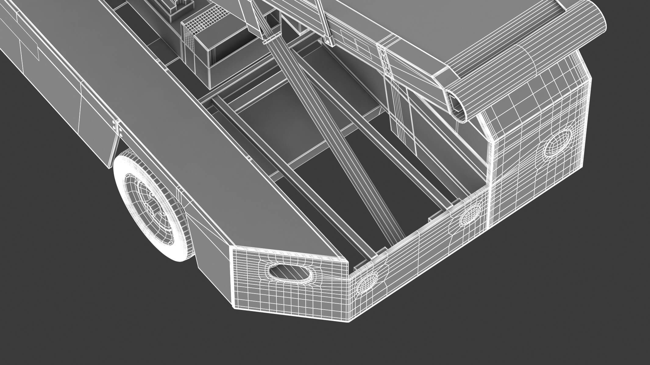 TUG 660 Belt Loader - 3D Model by frezzy