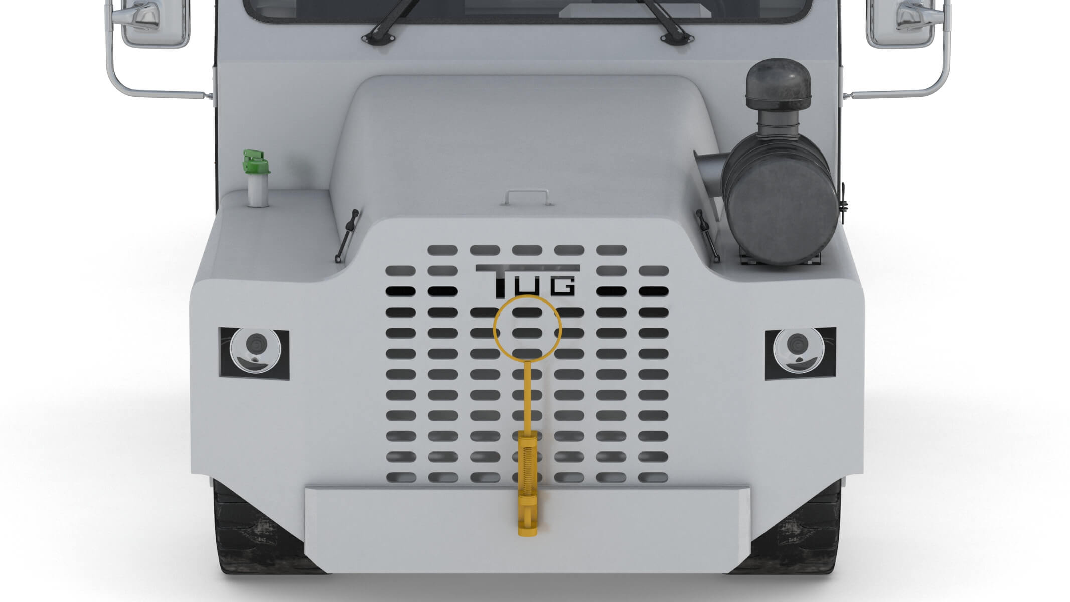 TUG Aircraft Tow Tractor - 3D Model by frezzy