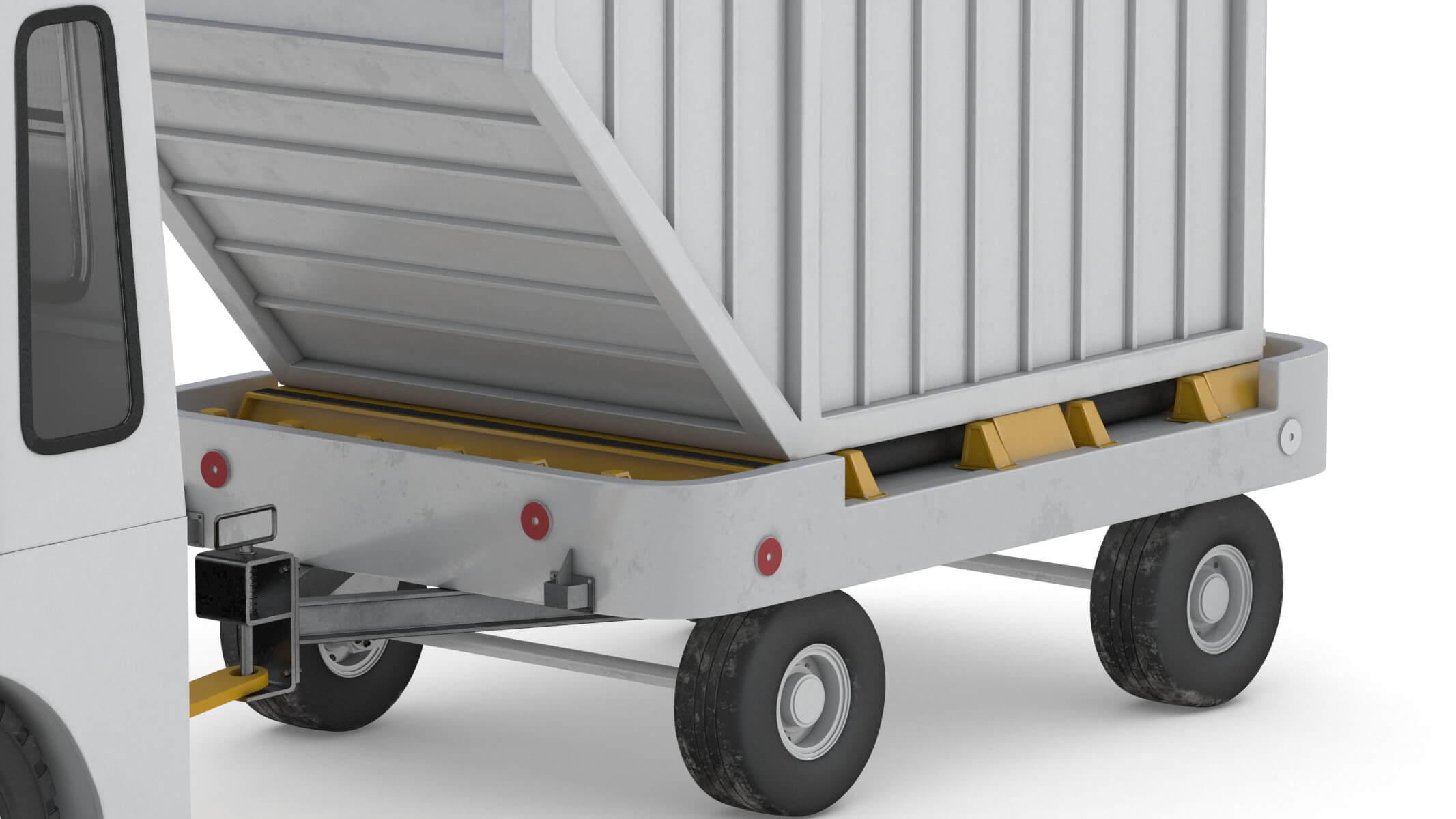 TUG Aircraft Tow Tractor - 3D Model by frezzy