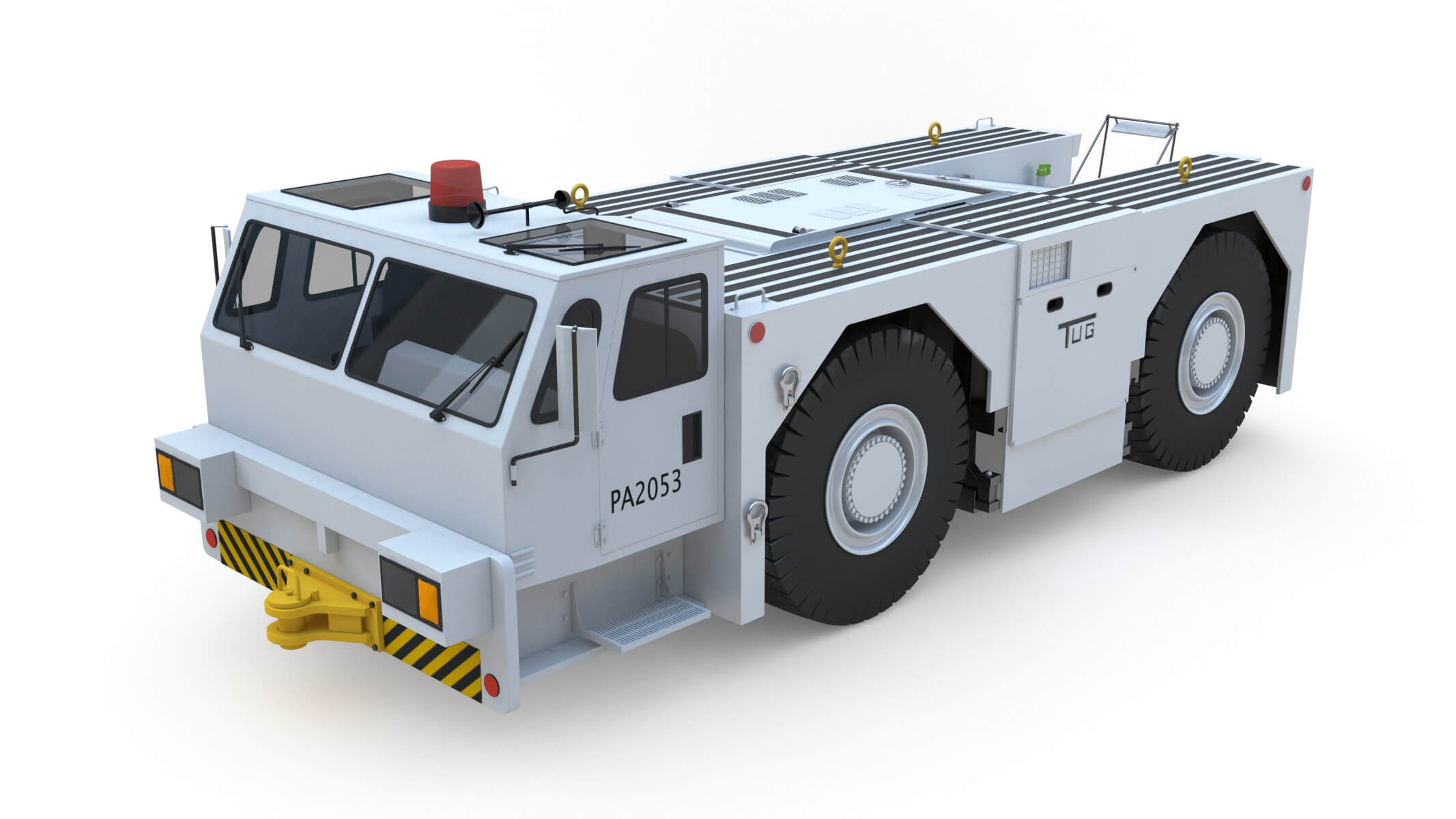 Tug Aircraft Tractor - 3D Model by frezzy