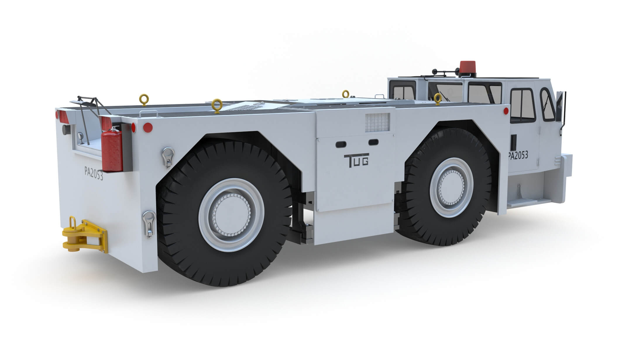 Tug Aircraft Tractor - 3D Model by frezzy