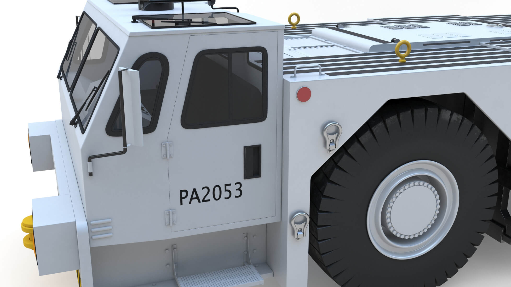 Tug Aircraft Tractor - 3D Model by frezzy