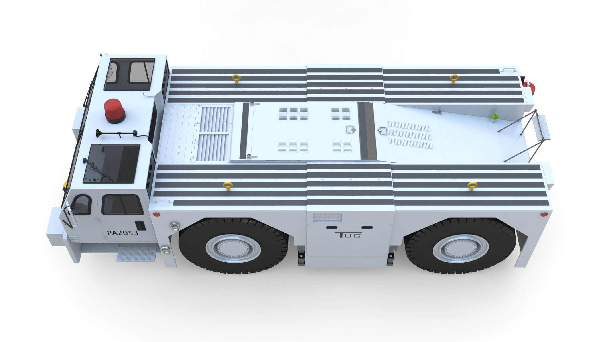 Tug Aircraft Tractor - 3D Model by frezzy