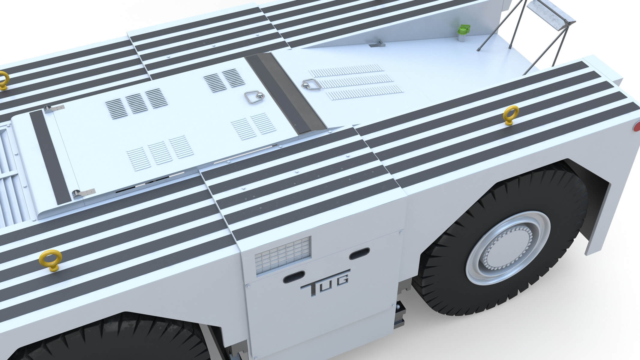 Tug Aircraft Tractor - 3D Model by frezzy