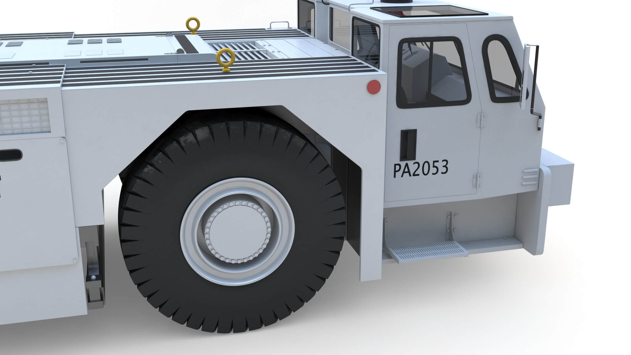 Tug Aircraft Tractor - 3D Model by frezzy