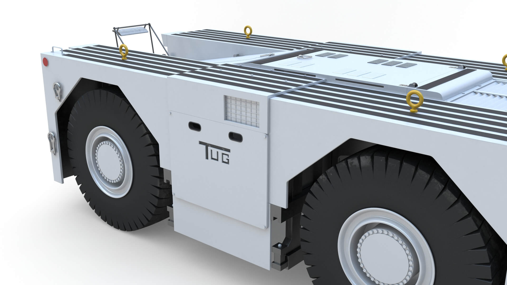 Tug Aircraft Tractor - 3D Model by frezzy