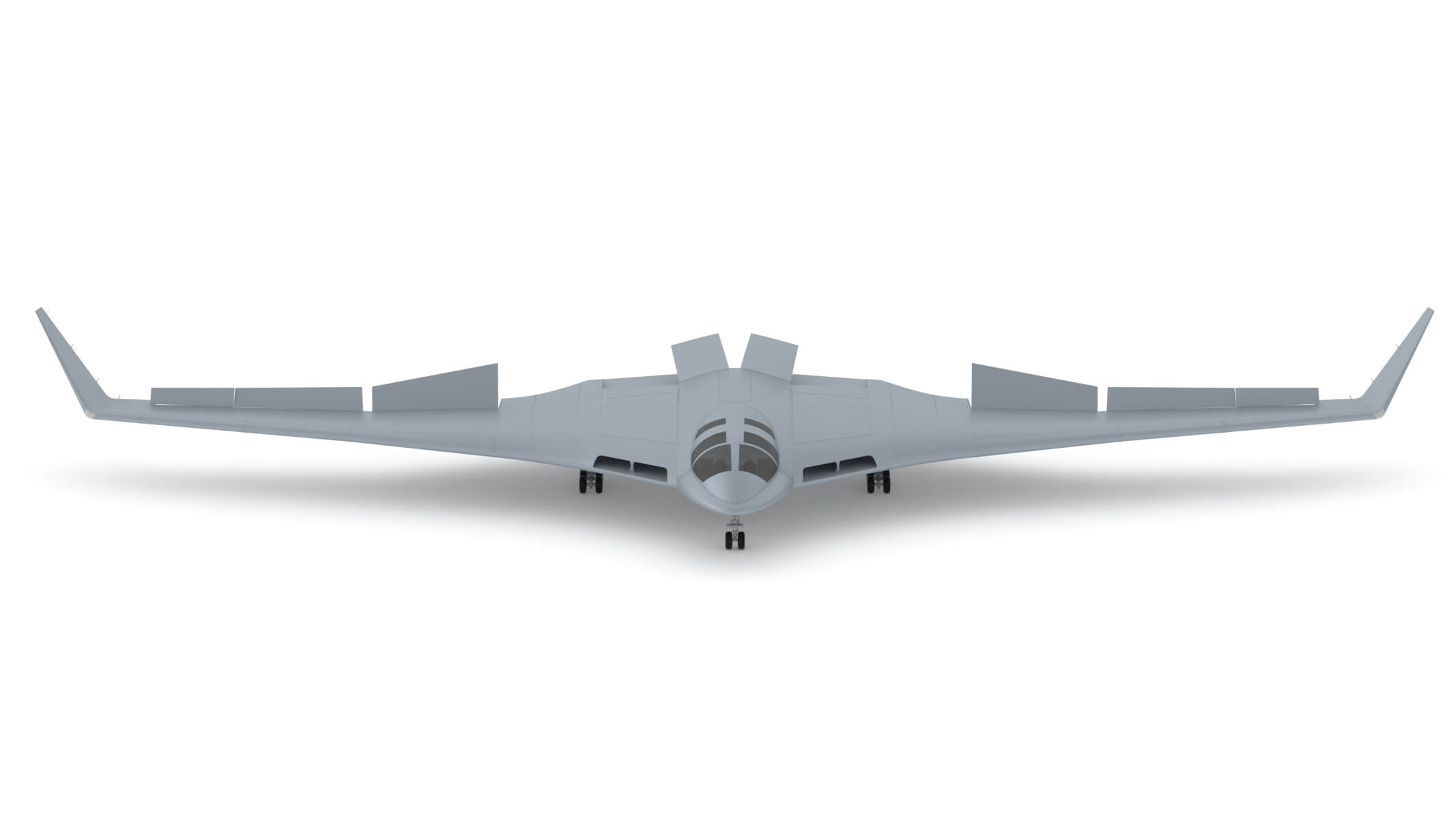 Tupolev Pak Da Stealth Aircraft Strategic Bomber - 3D Model by frezzy