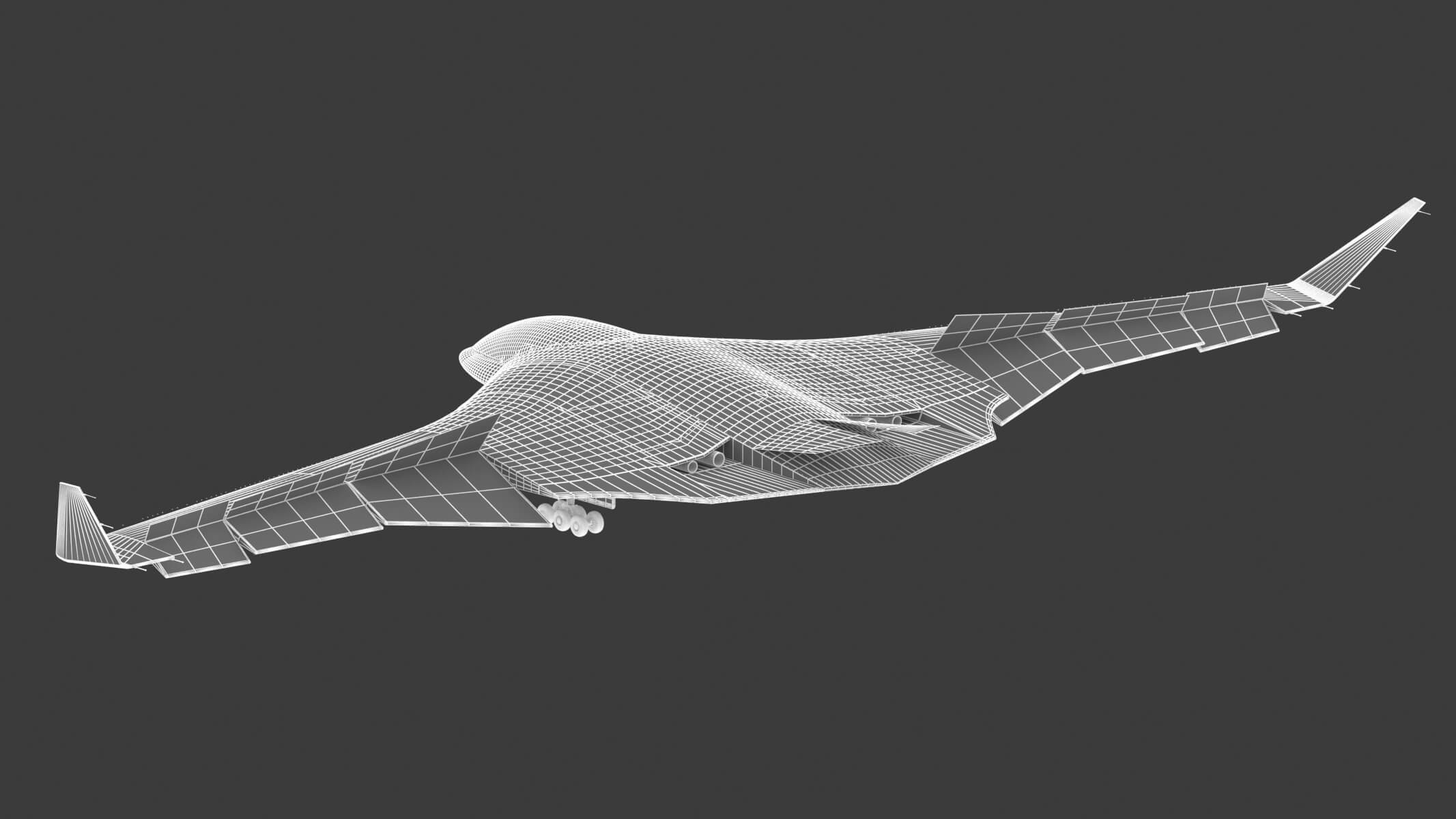 Tupolev Pak Da Stealth Aircraft Strategic Bomber - 3D Model by frezzy