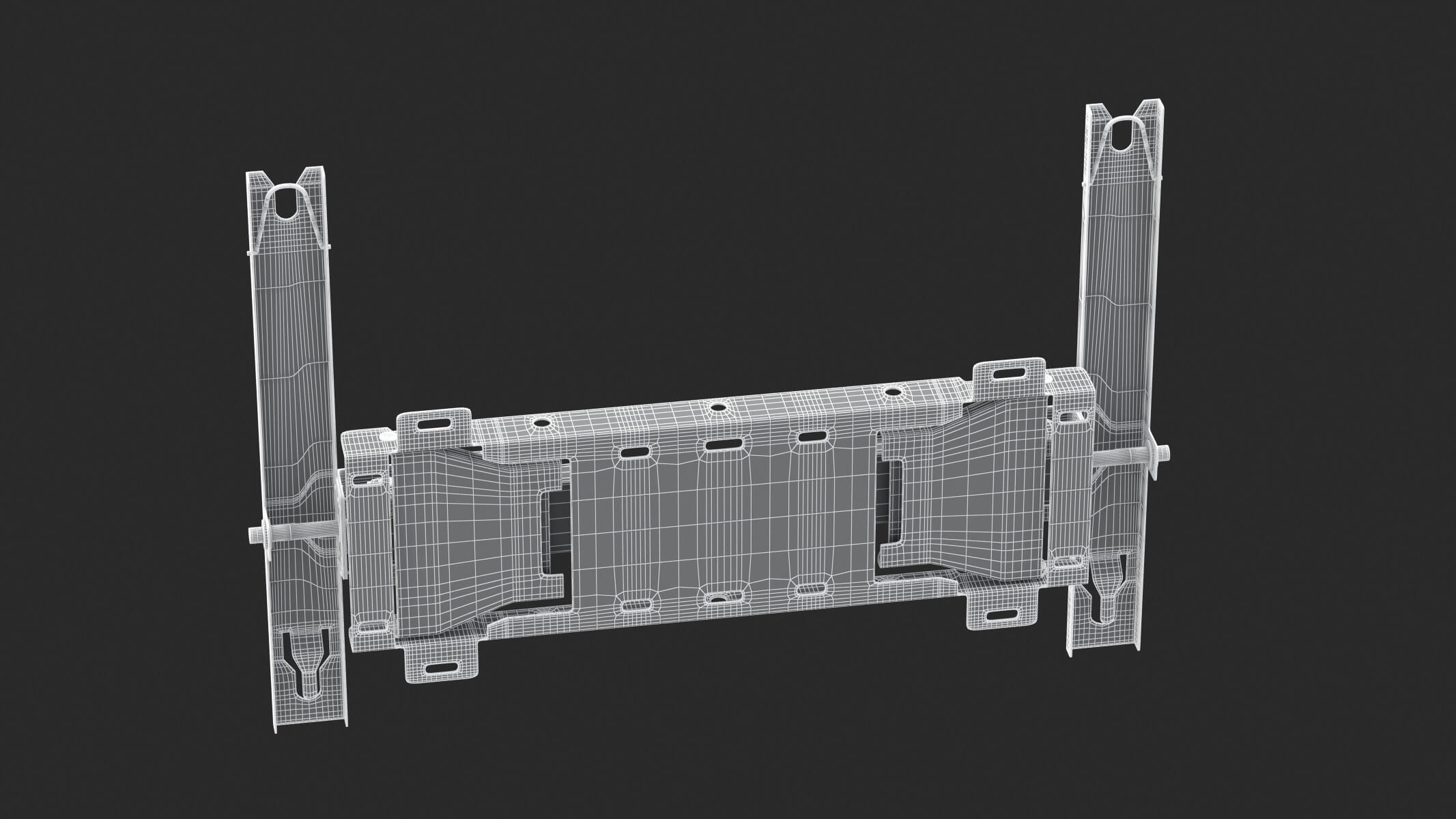 TV Wall Mount - 3D Model by frezzy