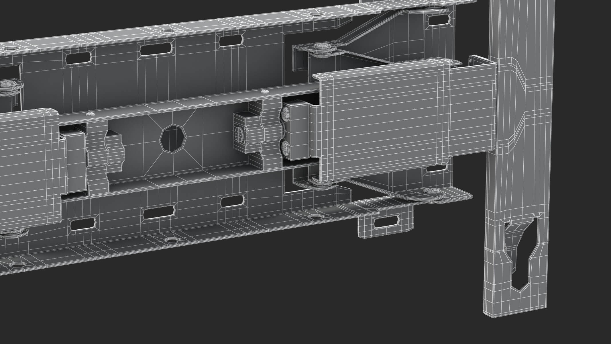 TV Wall Mount - 3D Model by frezzy