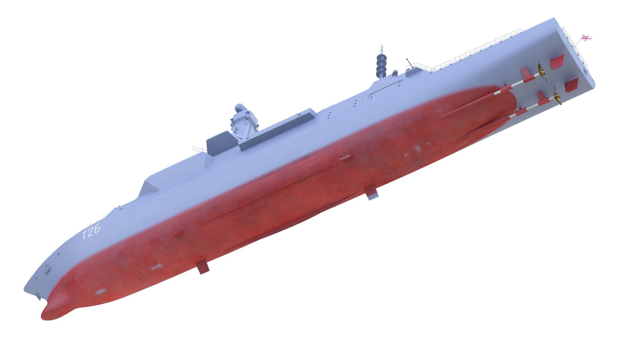 Type 26 Frigate - 3D Model by frezzy