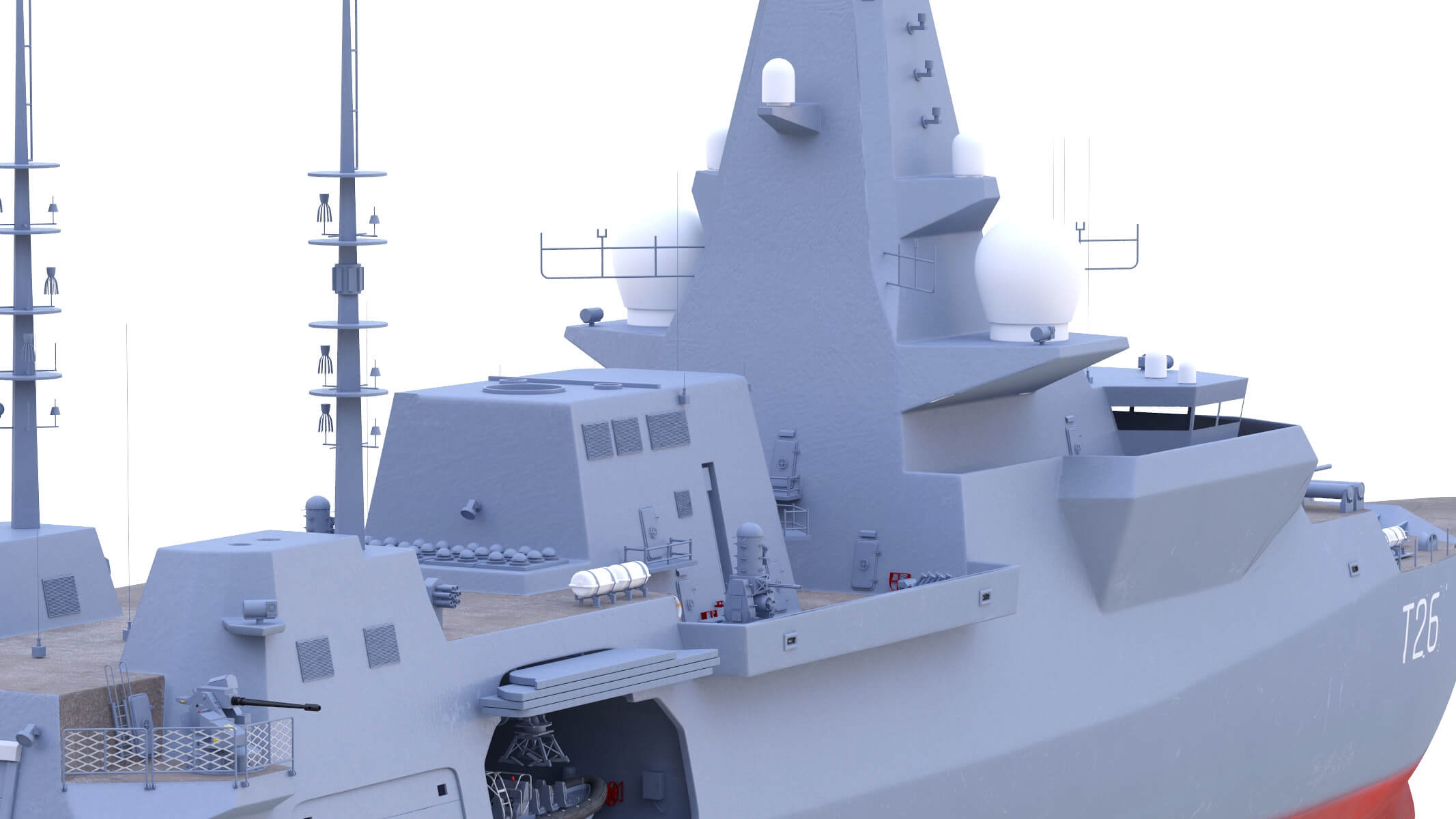 Type 26 Frigate - 3D Model by frezzy