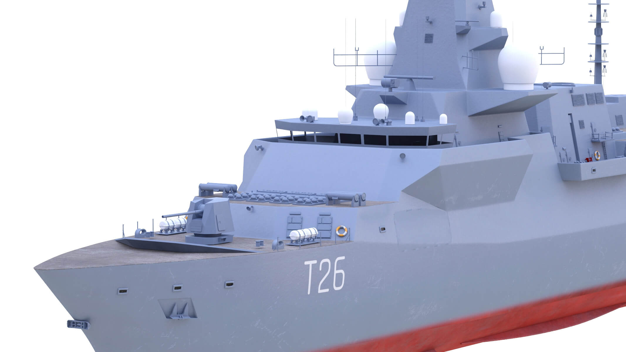 Type 26 Frigate - 3D Model by frezzy