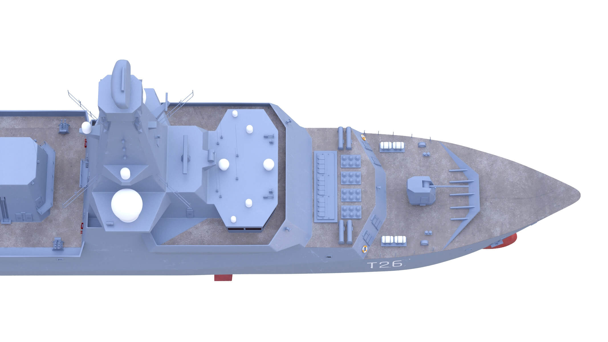 Type 26 Frigate - 3D Model by frezzy