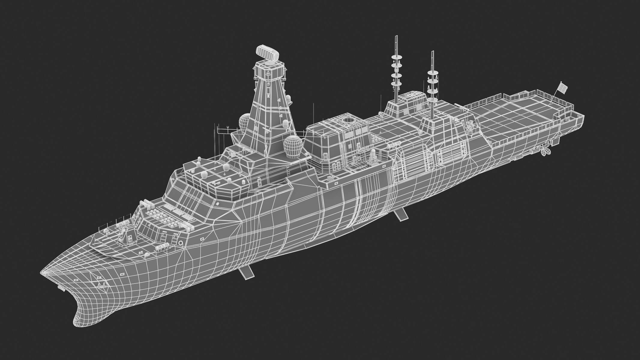 Type 26 Frigate - 3D Model by frezzy