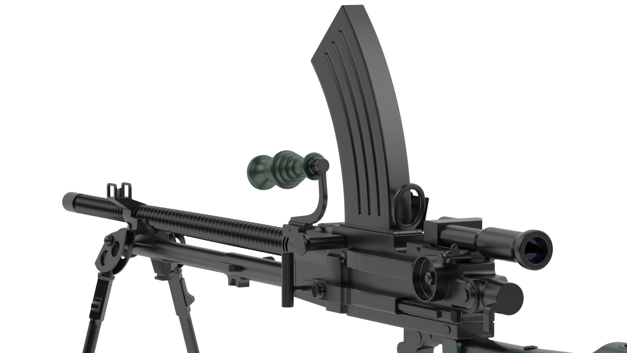 Type 96 Light Machine Gun - 3D Model by frezzy