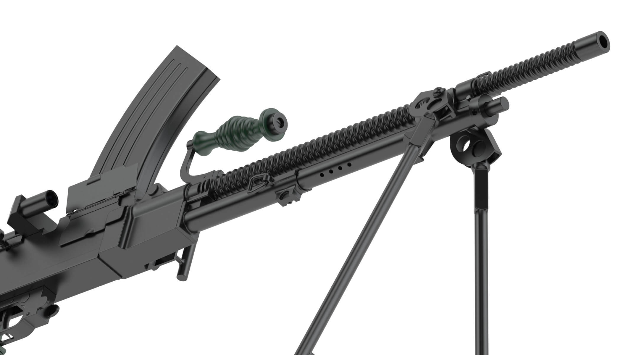 Type 96 Light Machine Gun - 3D Model by frezzy