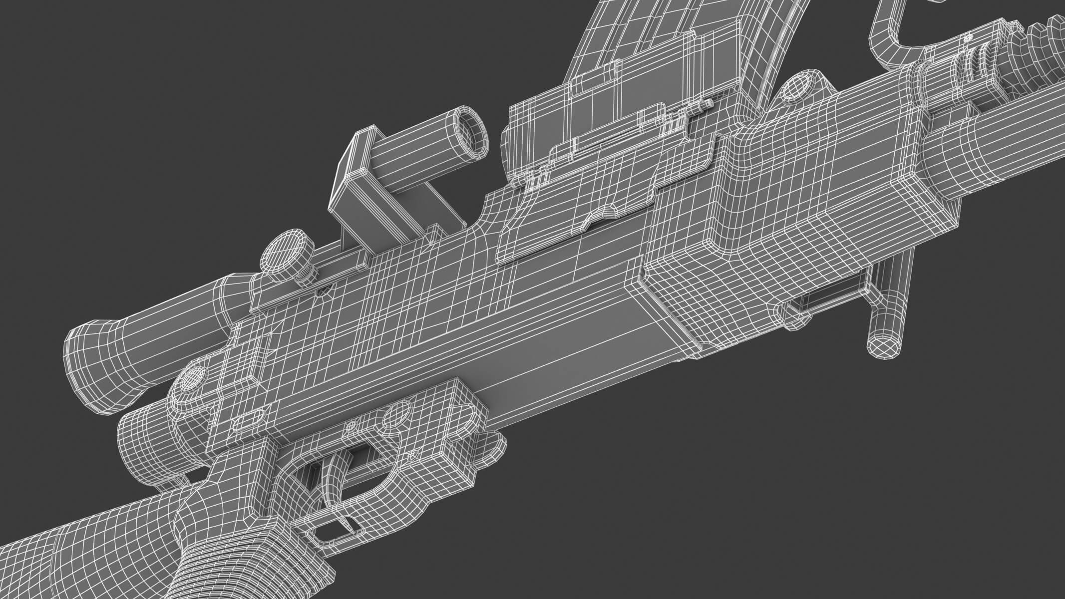 Type 96 Light Machine Gun - 3D Model by frezzy