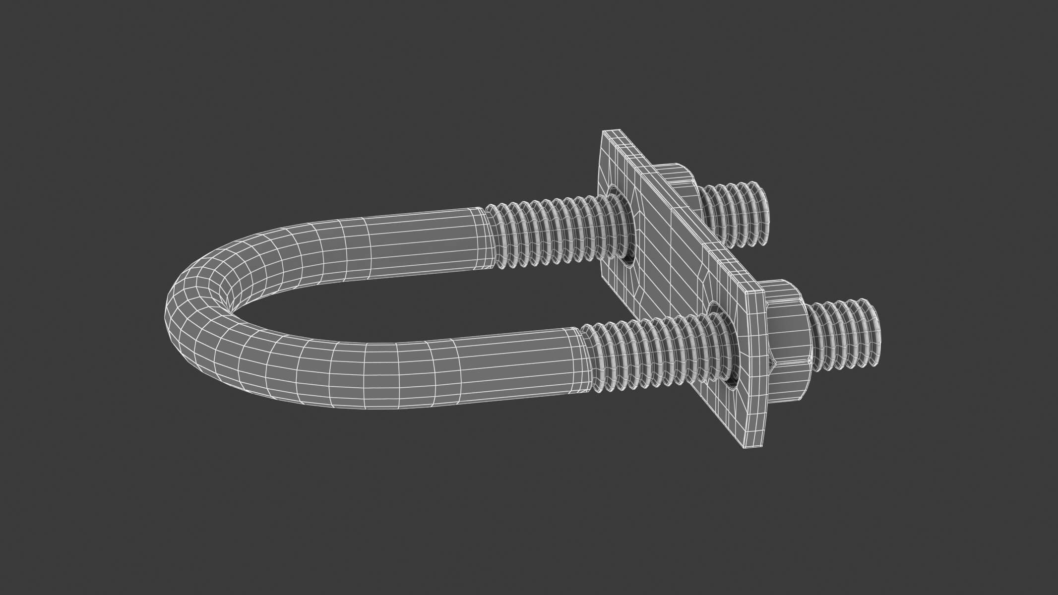 U Bolt - 3D Model by frezzy