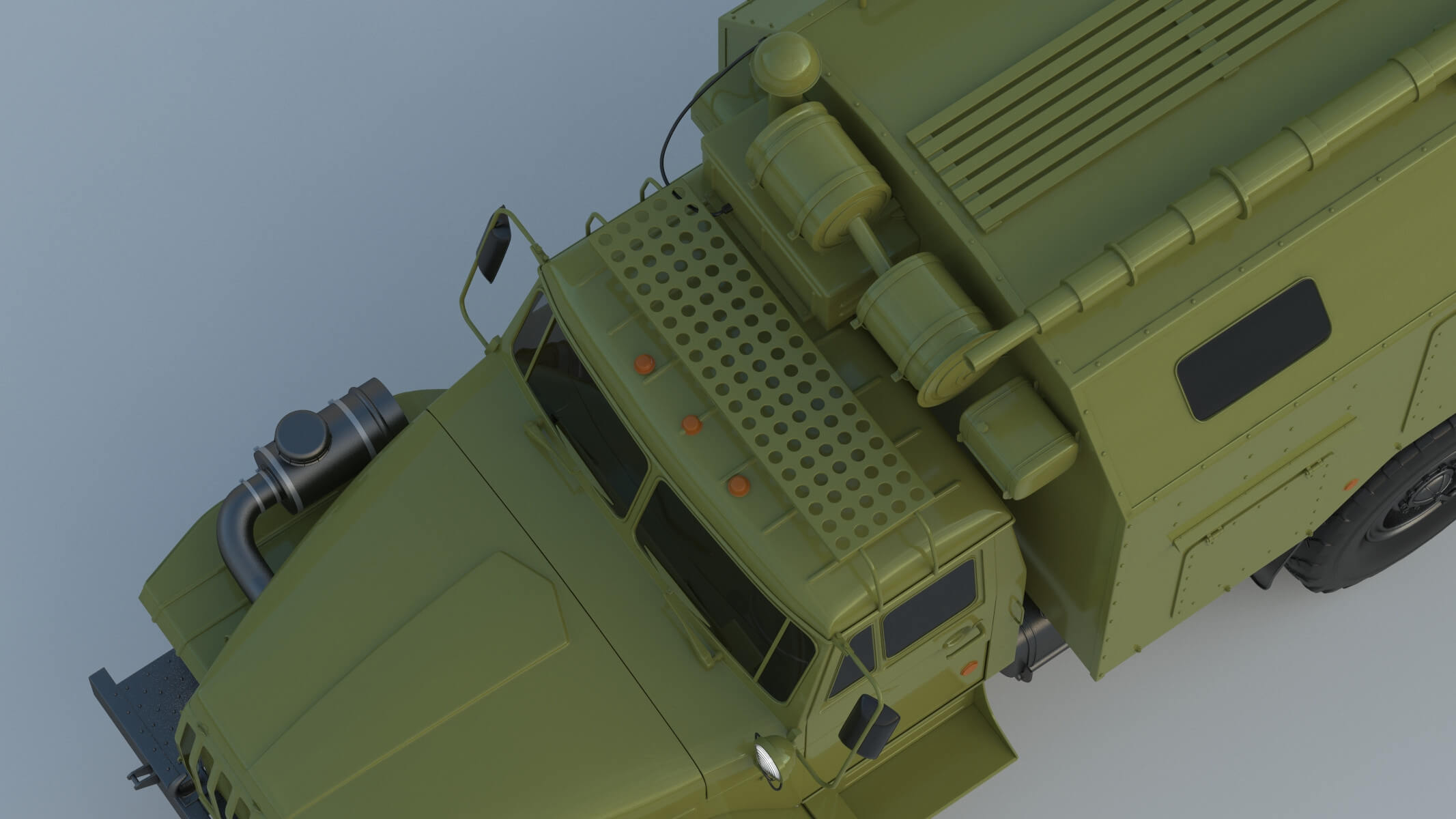 Ural-4320 Command 3D Model by frezzy
