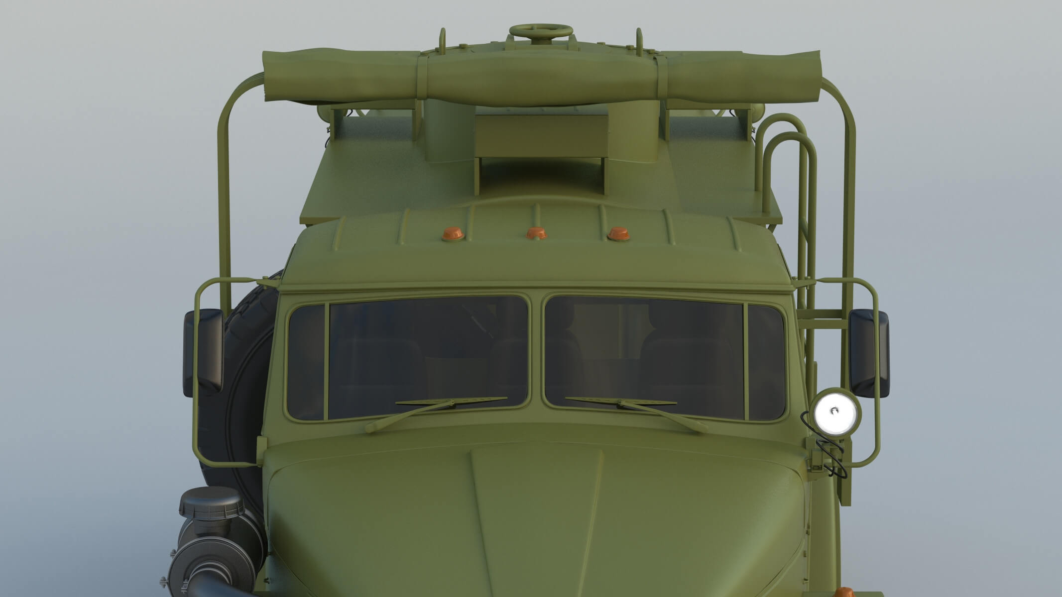 Ural-4320 Fuel Tanker 3D Model by frezzy