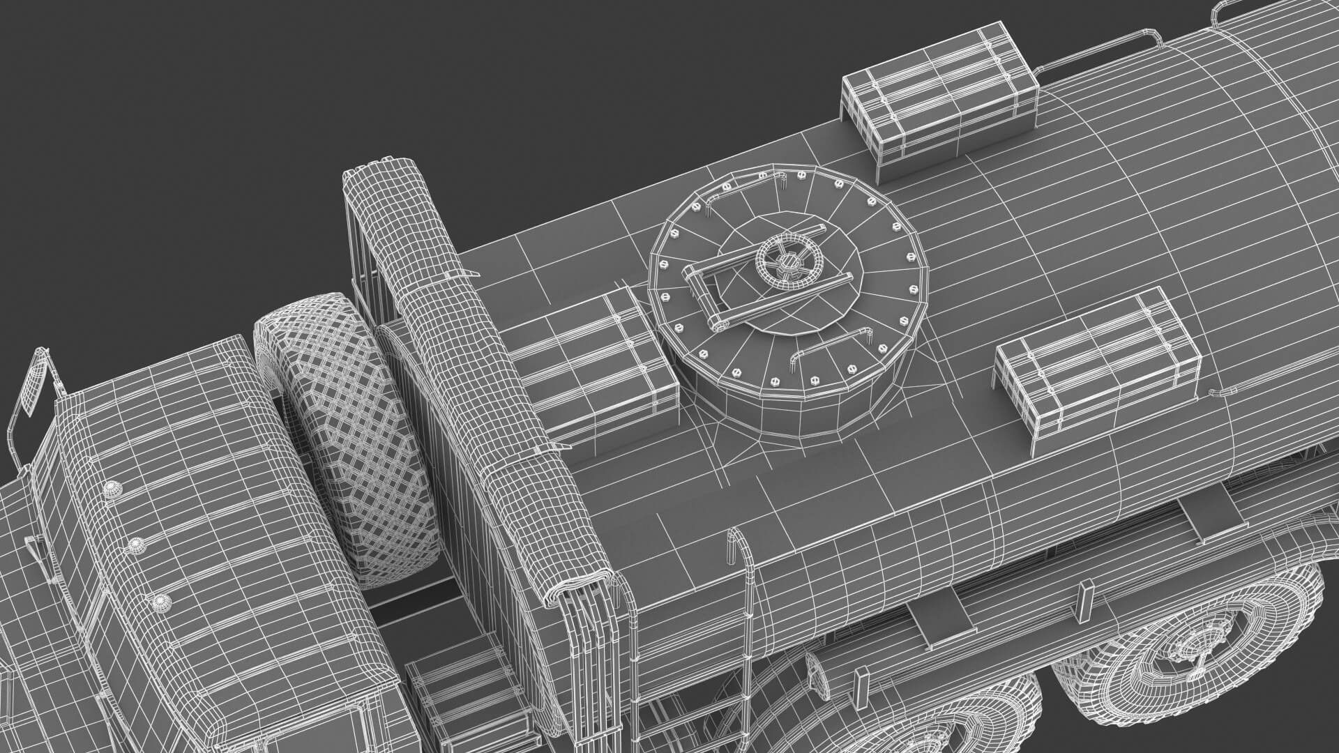 Ural-4320 Fuel Tanker 3D Model by frezzy