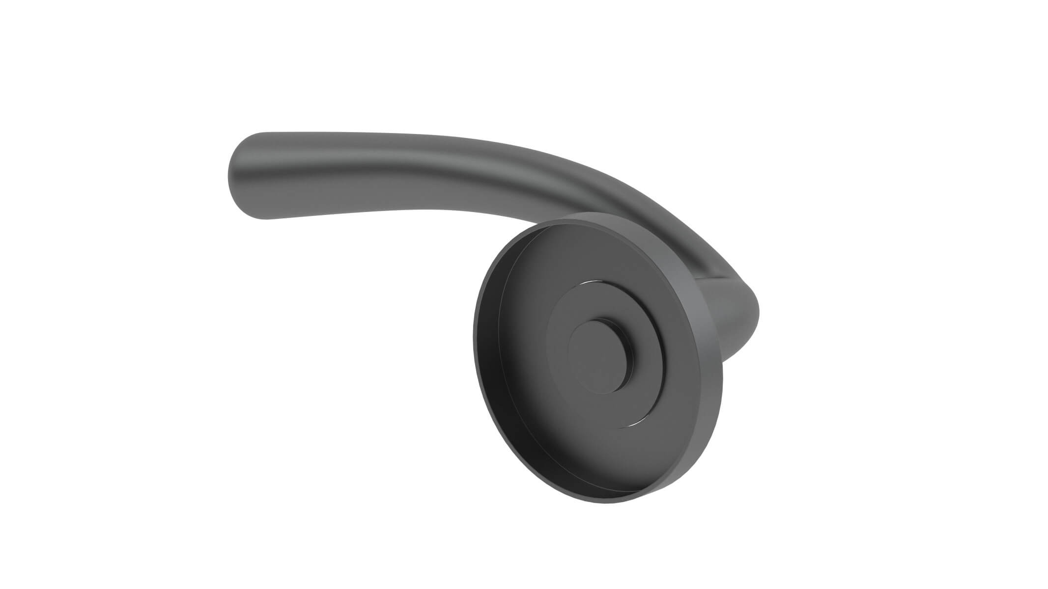 Urfic Winchester Door Handle Matt Black - 3D Model by frezzy