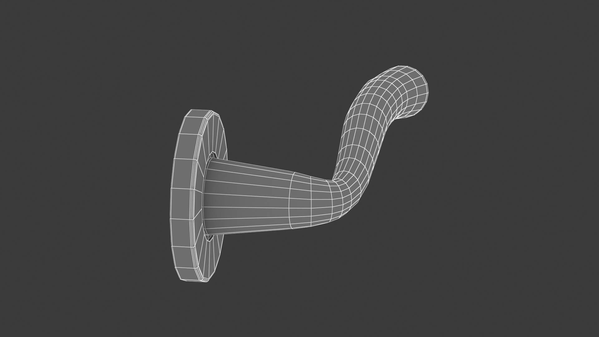 Urfic Winchester Door Handle Matt Black - 3D Model by frezzy