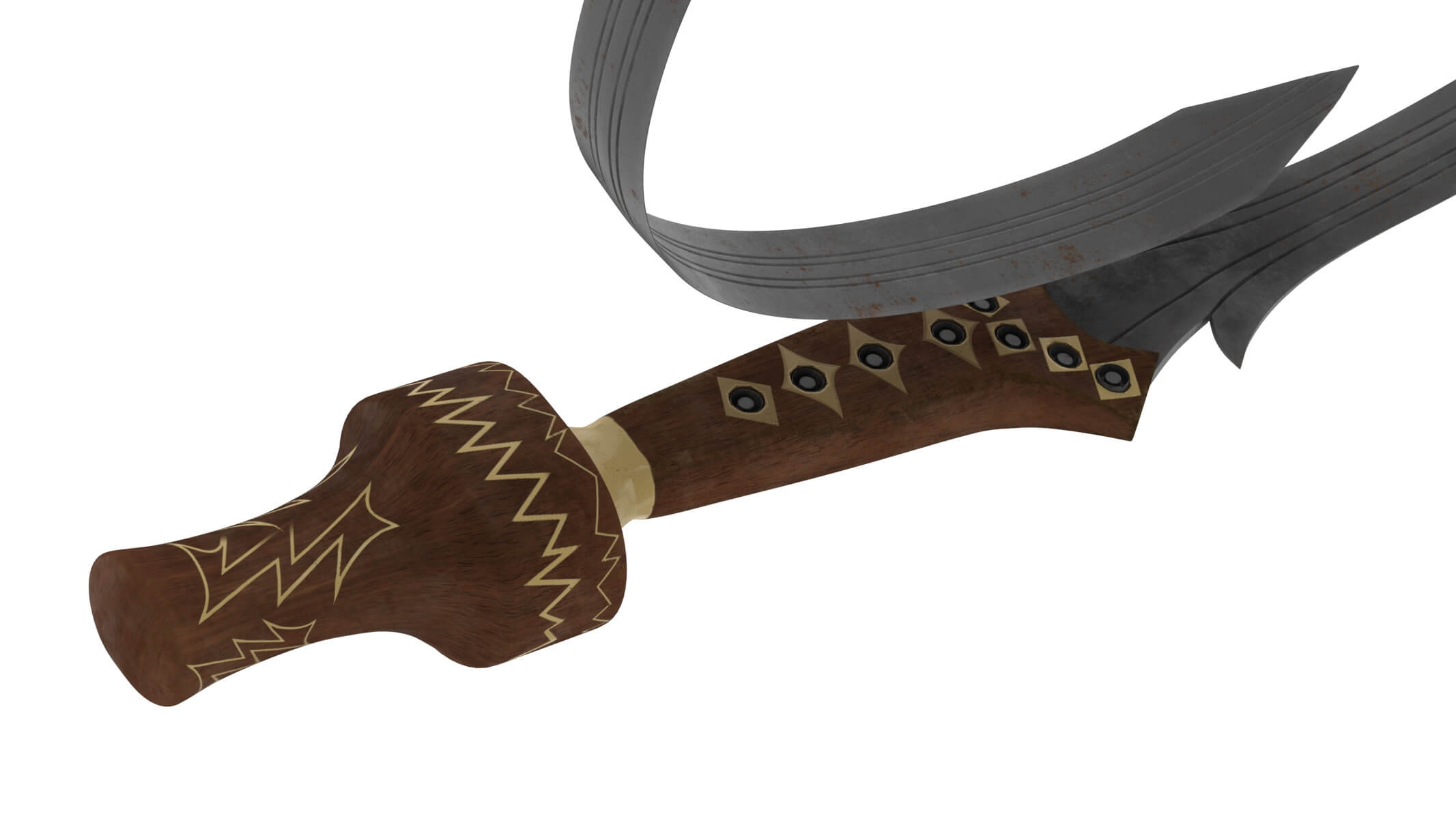 Urumi Sword - 3D Model by frezzy