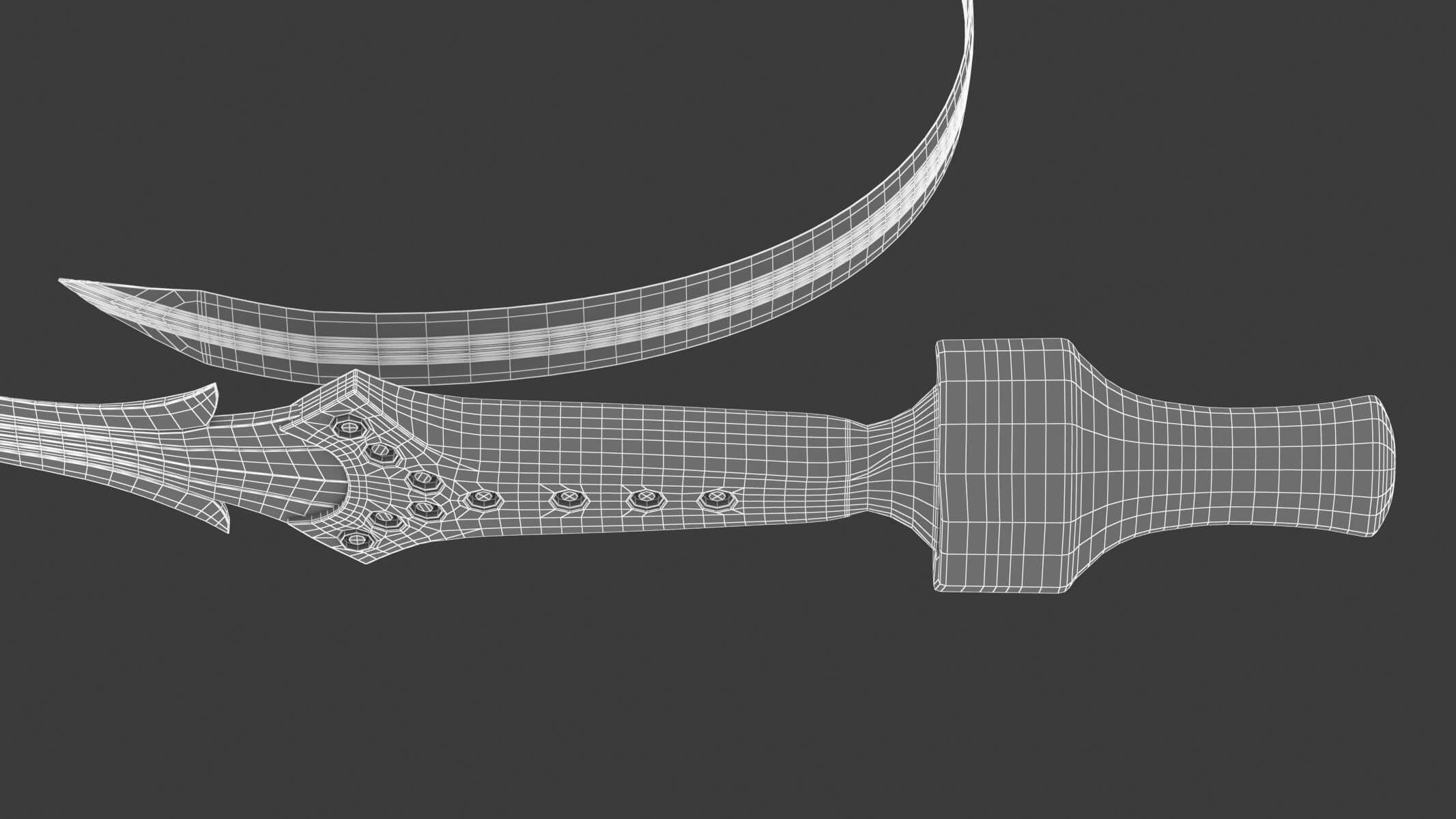 Urumi Sword - 3D Model by frezzy