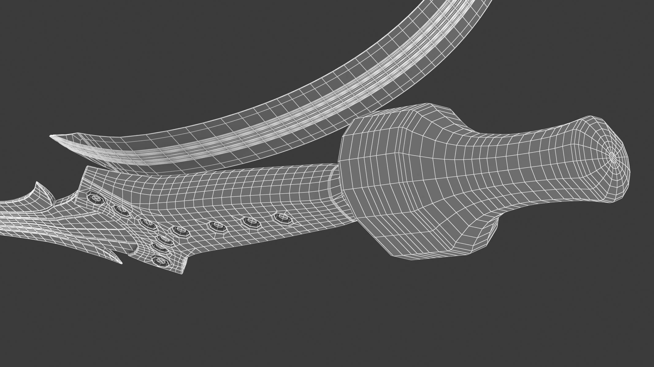 Urumi Sword - 3D Model by frezzy