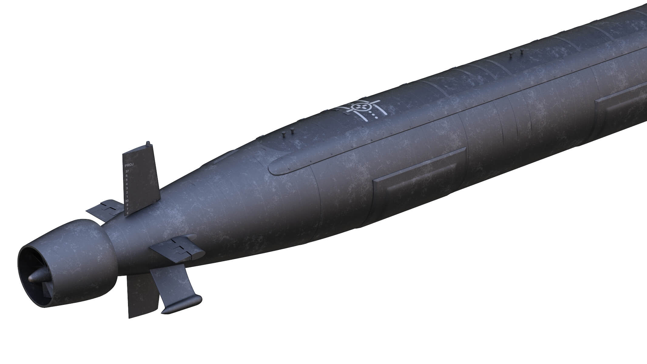 US Submarine Virginia SSN-774 3D Model by frezzy