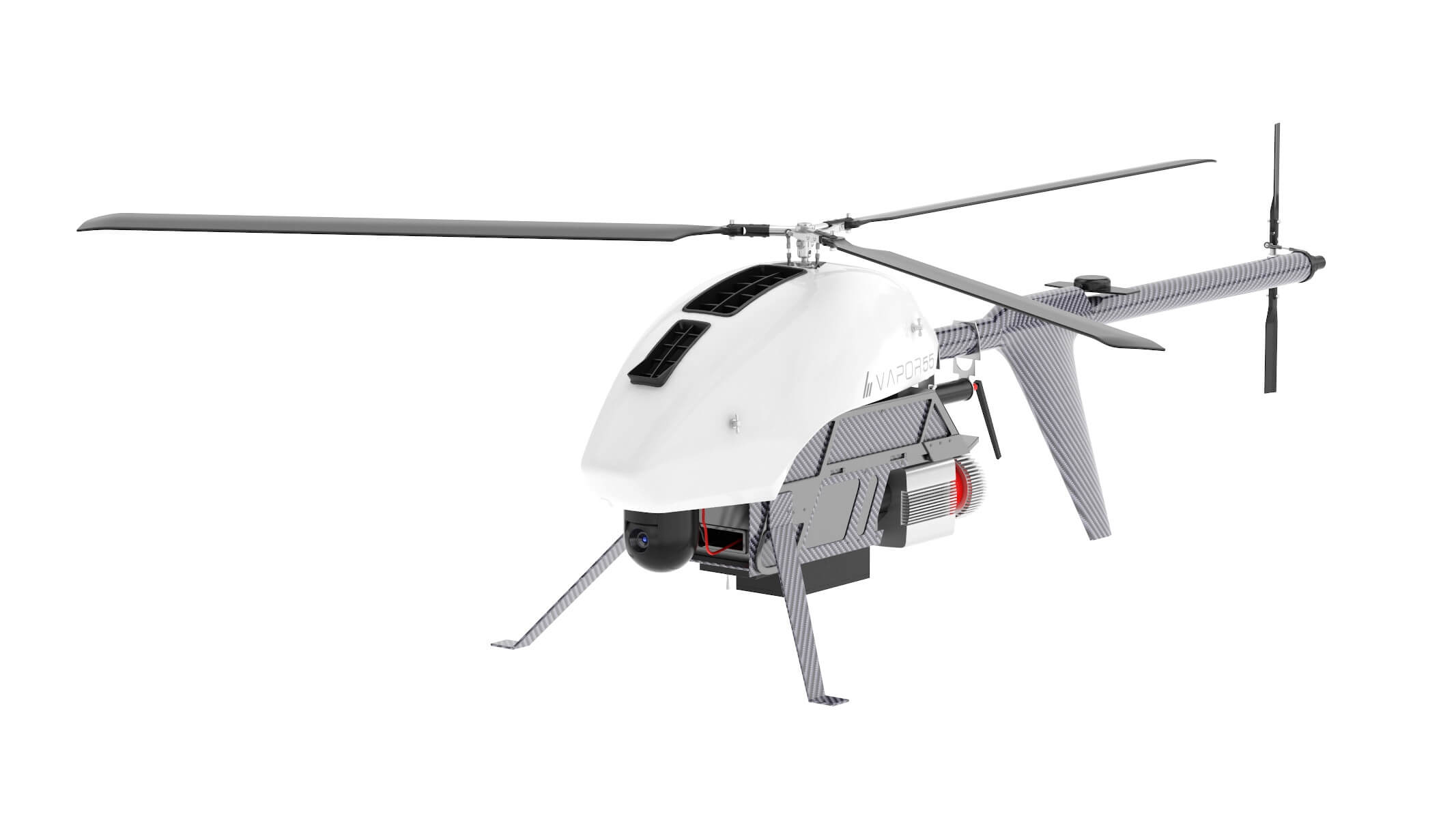 Vapor 55 UAV Helicopter - 3D Model by frezzy