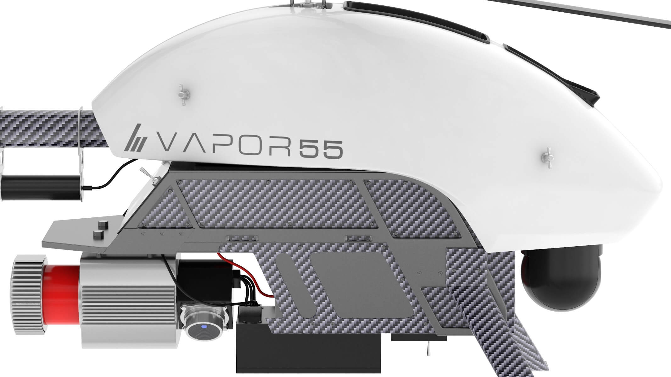 Vapor 55 UAV Helicopter - 3D Model by frezzy