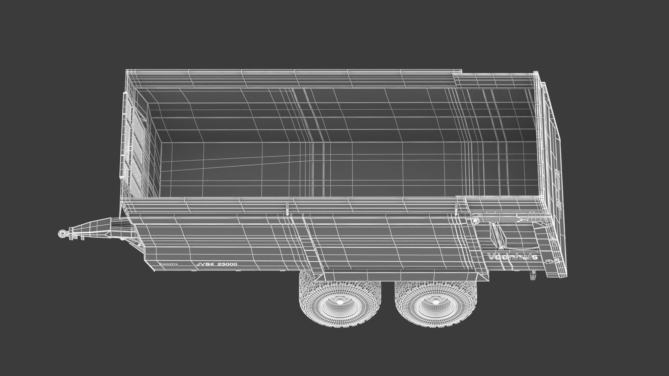 Veenhuis Trailers Jvsk High Capacity - 3D Model by frezzy
