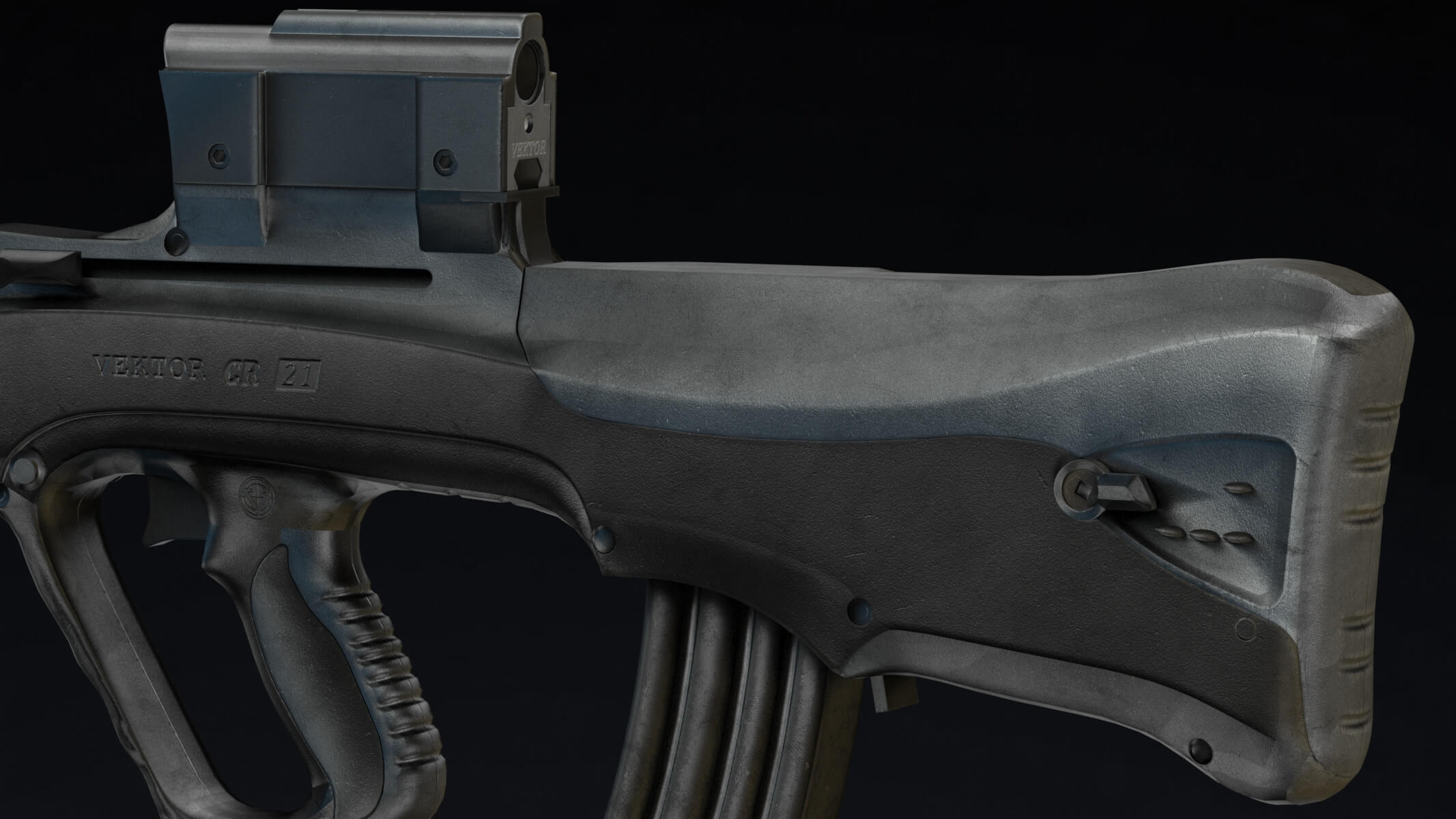 Vektor CR-21 Low Poly 3D Model by frezzy