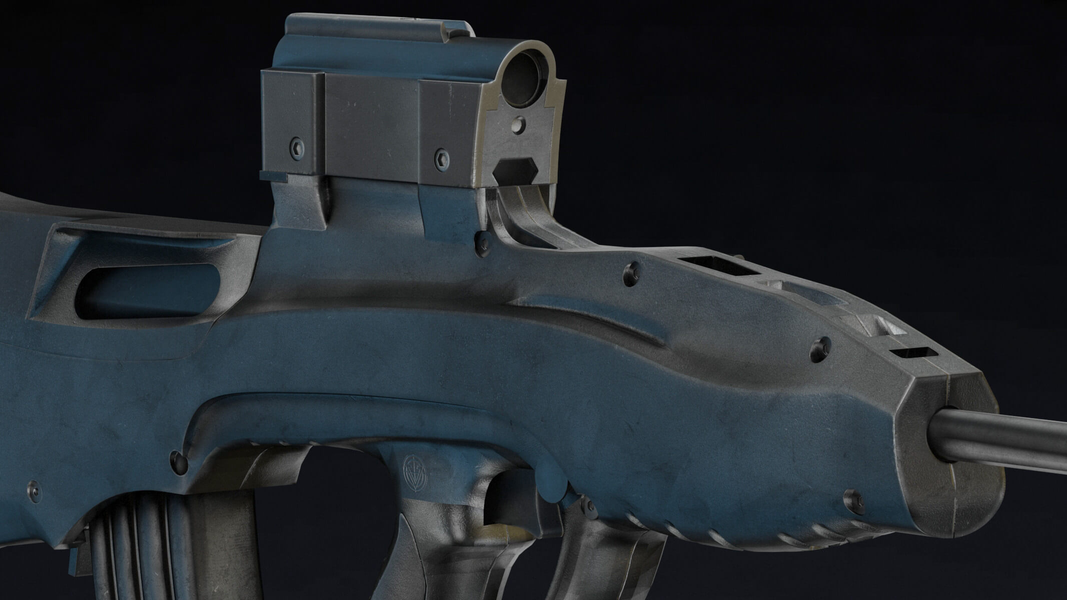 Vektor CR-21 Low Poly 3D Model by frezzy