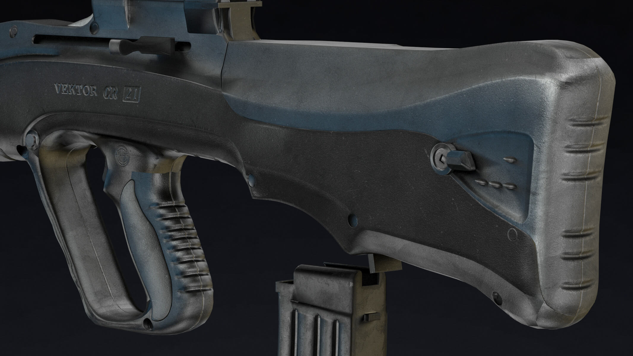 Vektor CR-21 Low Poly 3D Model by frezzy