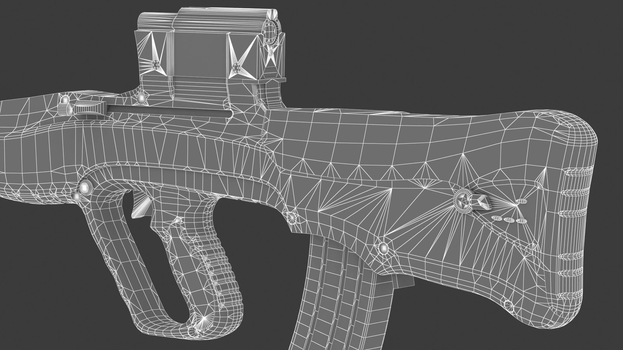 Vektor CR-21 Low Poly 3D Model by frezzy