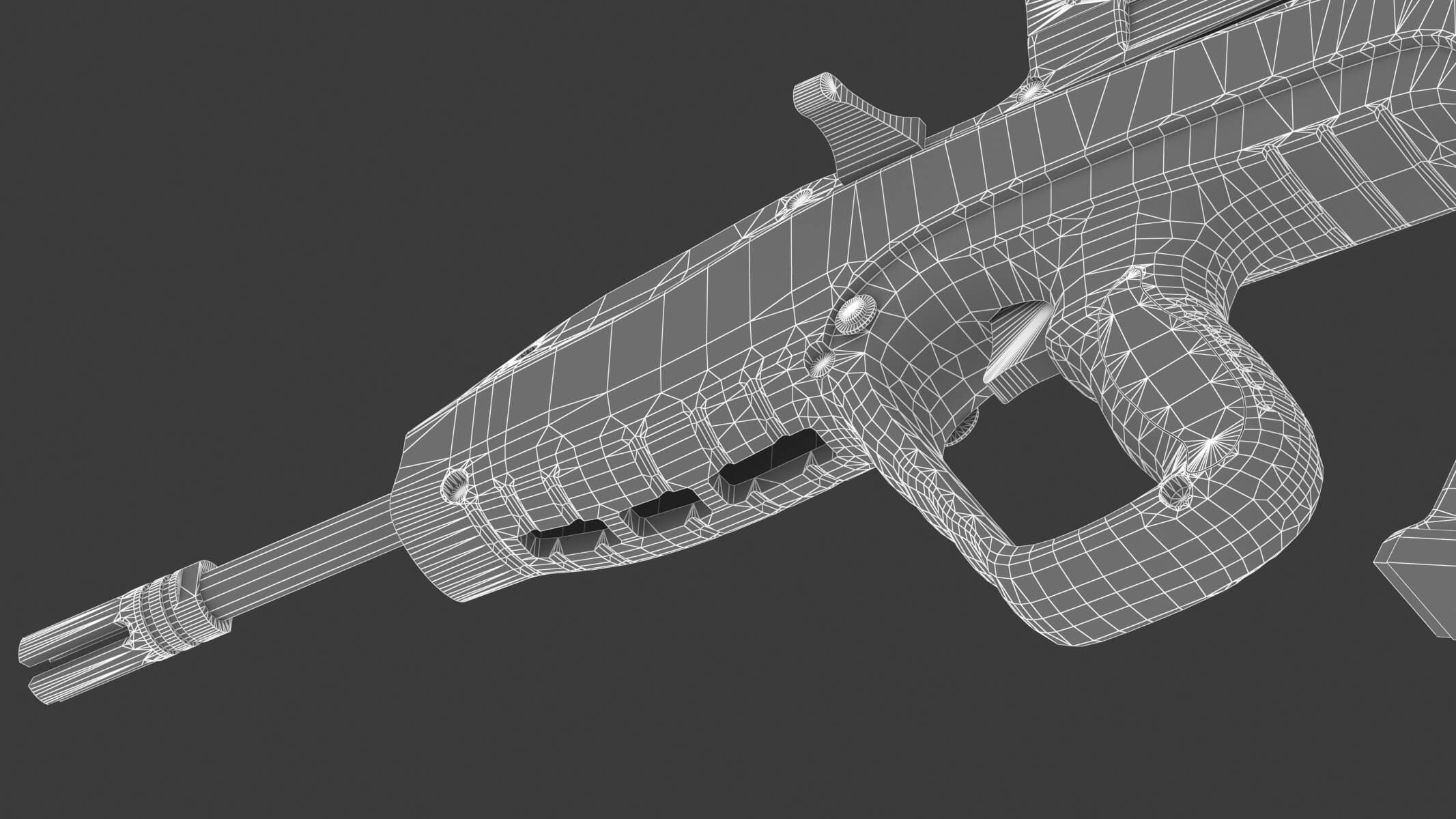 Vektor CR-21 Low Poly 3D Model by frezzy