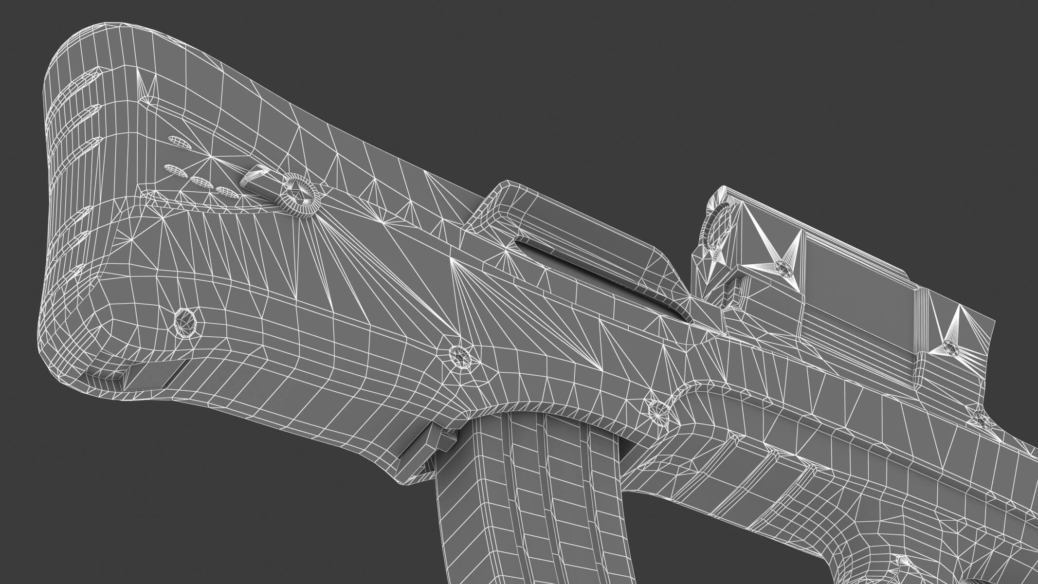 Vektor CR-21 Low Poly 3D Model by frezzy