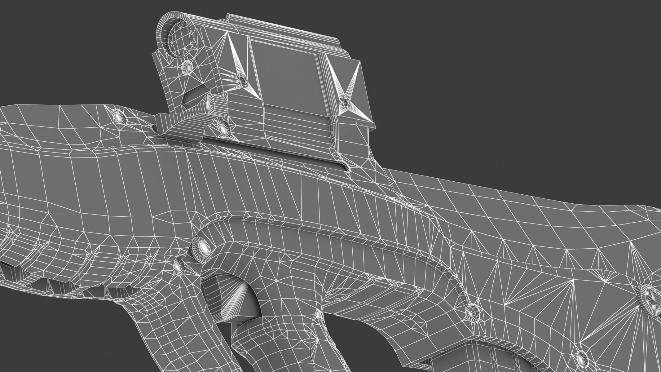 Vektor CR-21 Low Poly 3D Model by frezzy