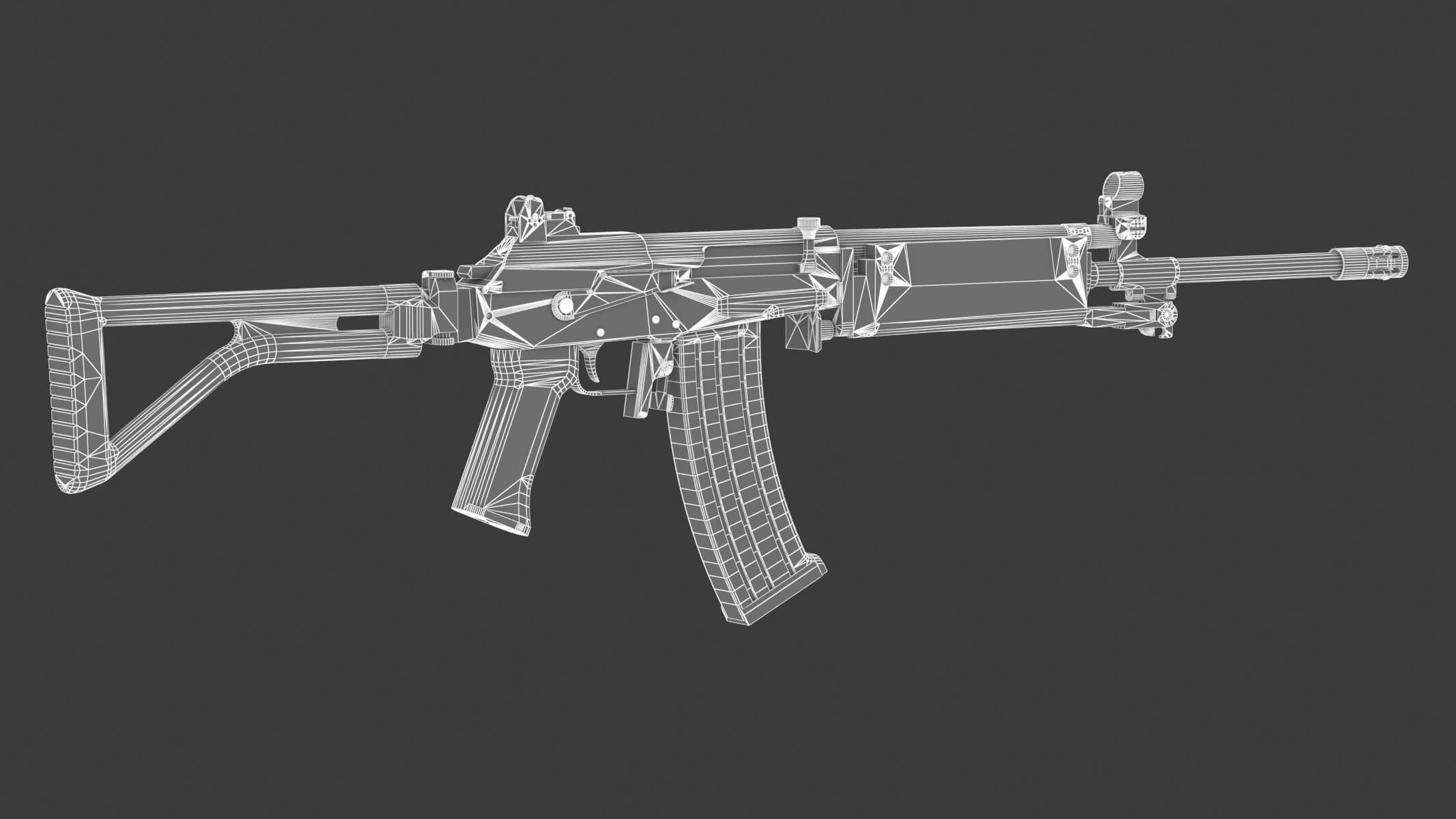 Vektor R4 Low Poly - 3D Model by frezzy