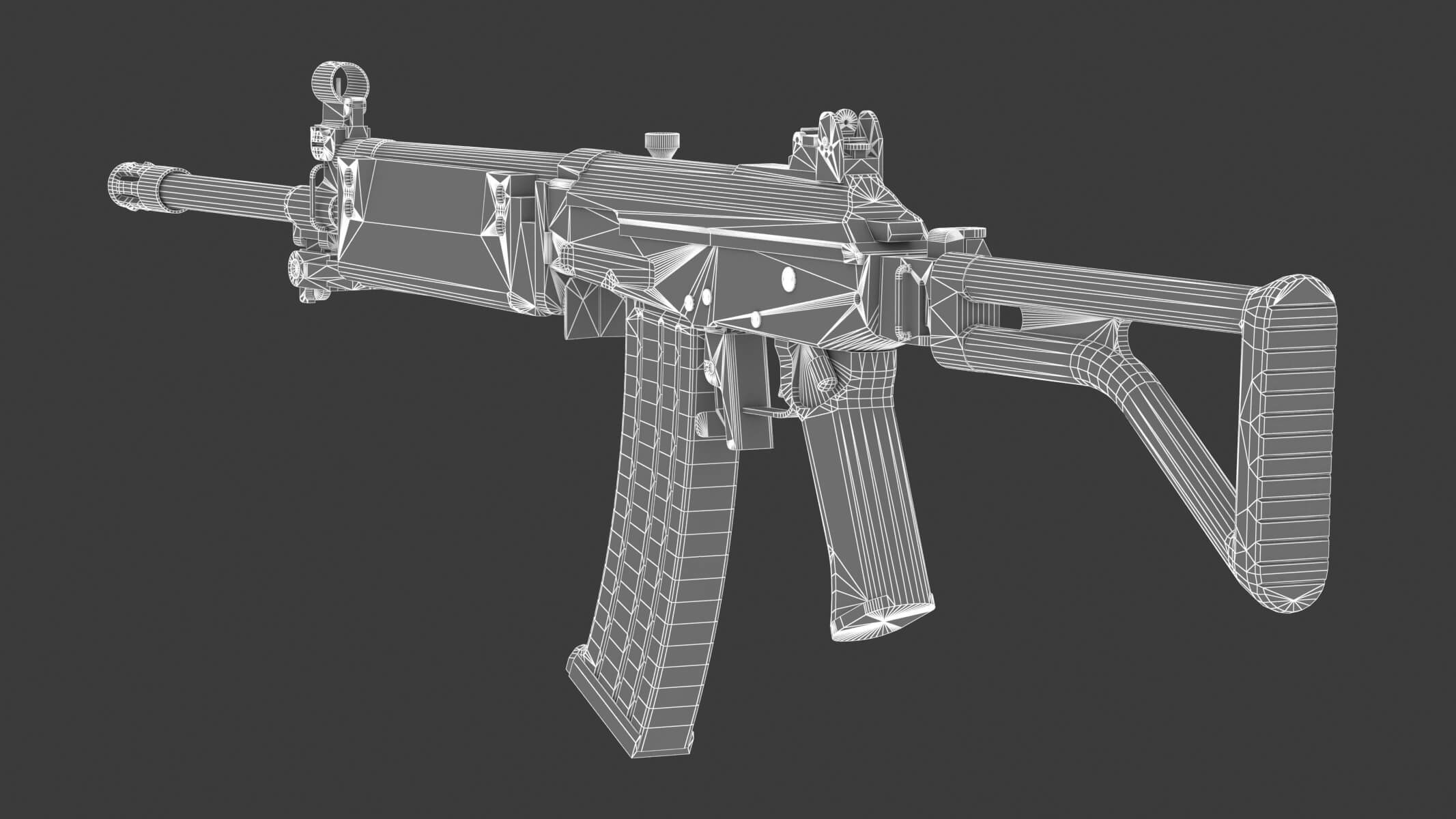Vektor R4 Low Poly - 3D Model by frezzy