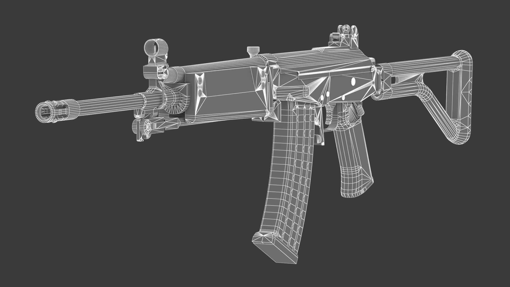 Vektor R4 Low Poly - 3D Model by frezzy